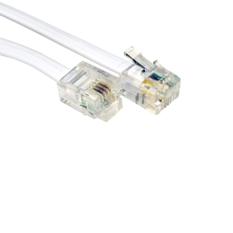 Telephone Extension Cord Cable Line Wire 100 Feet - 30 Meter