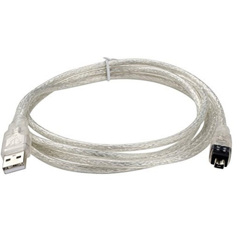 USB To IEEE 1394 4pin FireWire DV Cable - Insten 1.8 Meter
