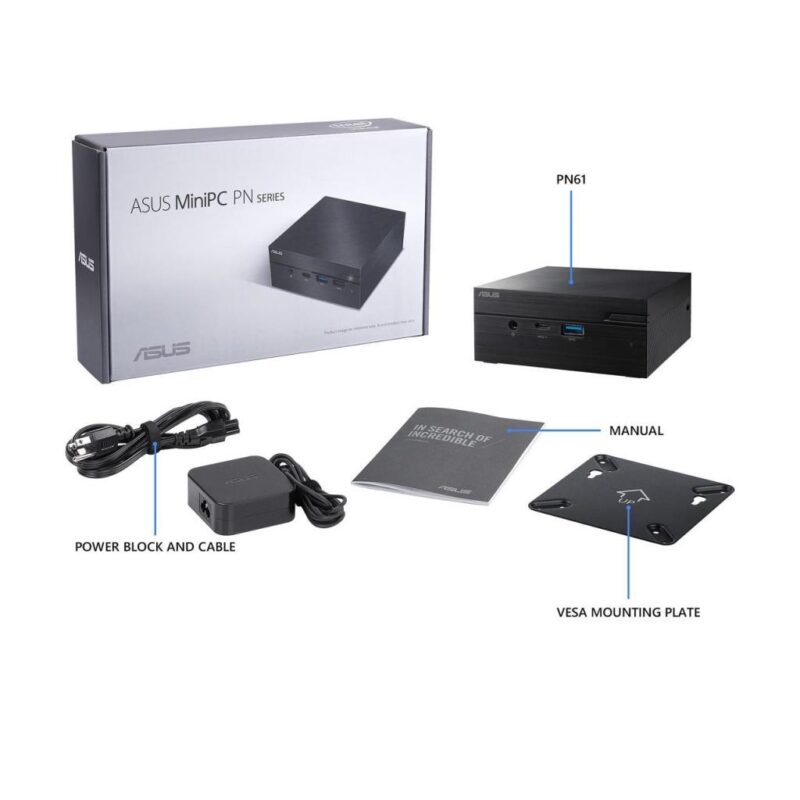 Asus Mini PC PN61 Intel Core i7-8565U CPU | I.T. Megabyte Computers