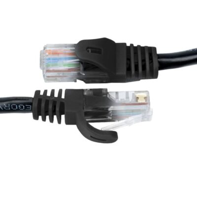 Mediabridge CAT6 Ethernet Cable. Color: Black,10 Meter