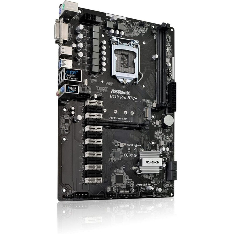 ASRock H110 Pro BTC+ ATX Mining Motherboard | I.T. Megabyte Computers