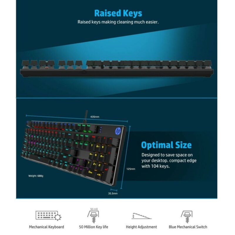 HP Mechanical Gaming Keyboard | I.T. Megabyte Computers