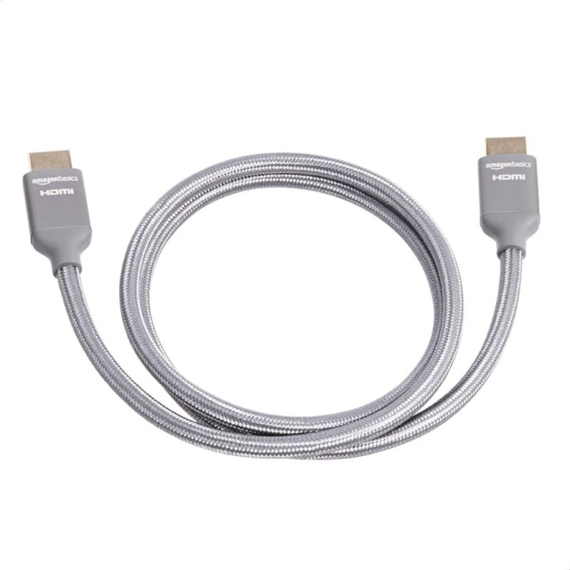 AmazonBasics 48Gbps High-Speed 8K HDMI Cable - Dark Gray - 3 Meter