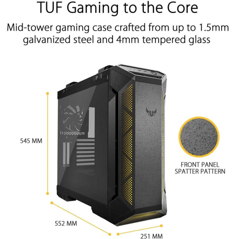 Asus TUF Gaming GT501 Mid-Tower Computer Case