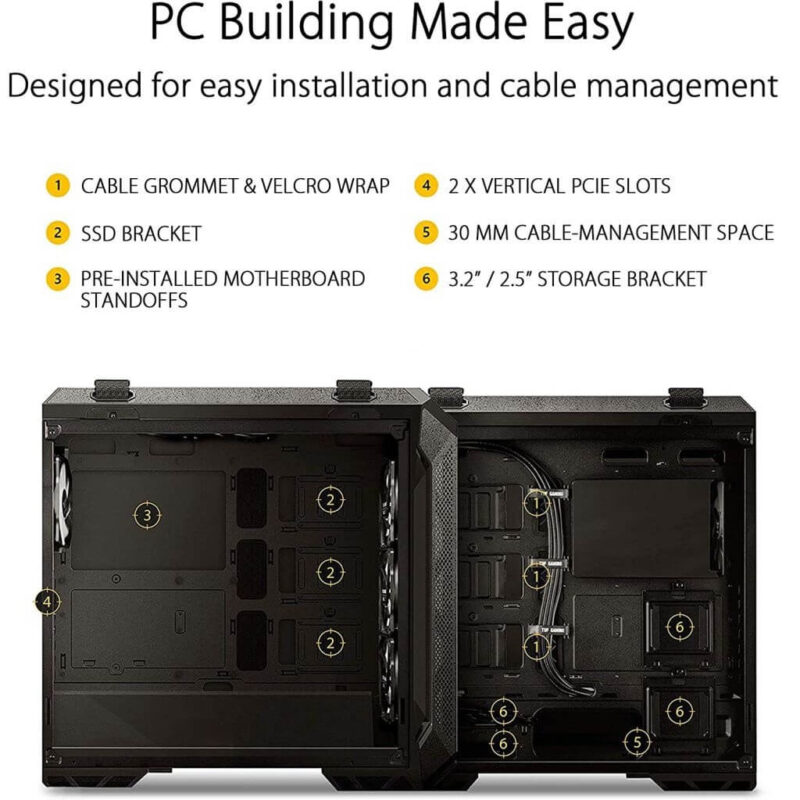 Asus TUF Gaming GT501 Mid-Tower Computer Case