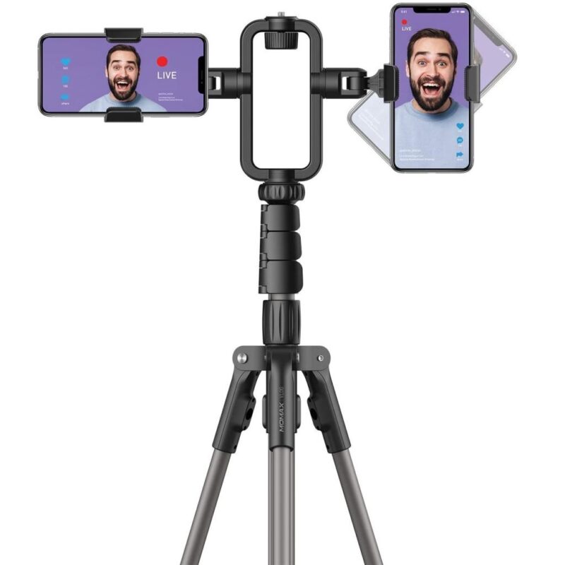 Momax V.Log Livestream Gear Stand Stretchable Tripod 2 Mobile Holder