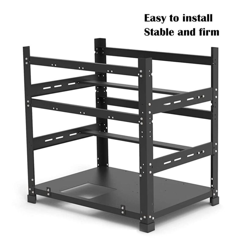 Stackable Open Mining Rig Frame 12 GPU Frame ETH - ETC - ZEC