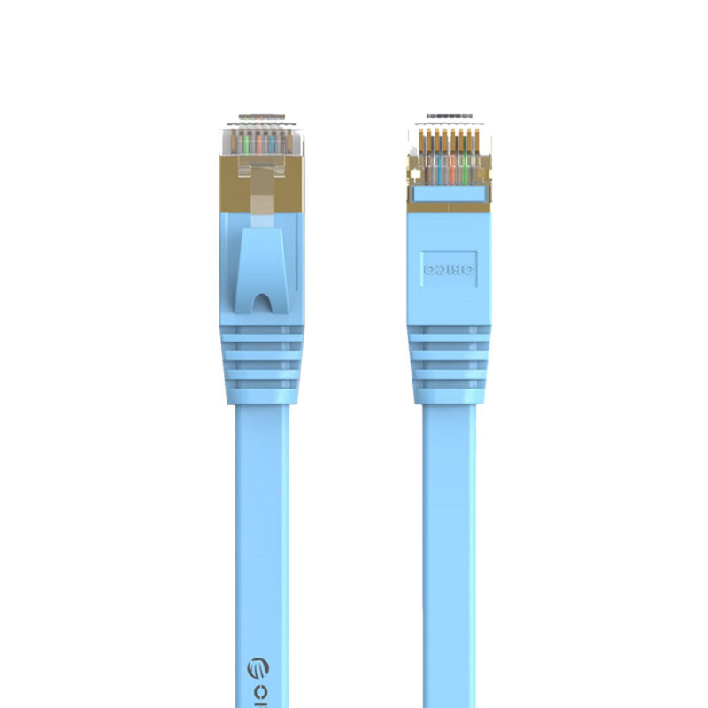 Orico CAT7 10000Mbps Flat Ethernet Cable – PUG-C7B – 1 Meter