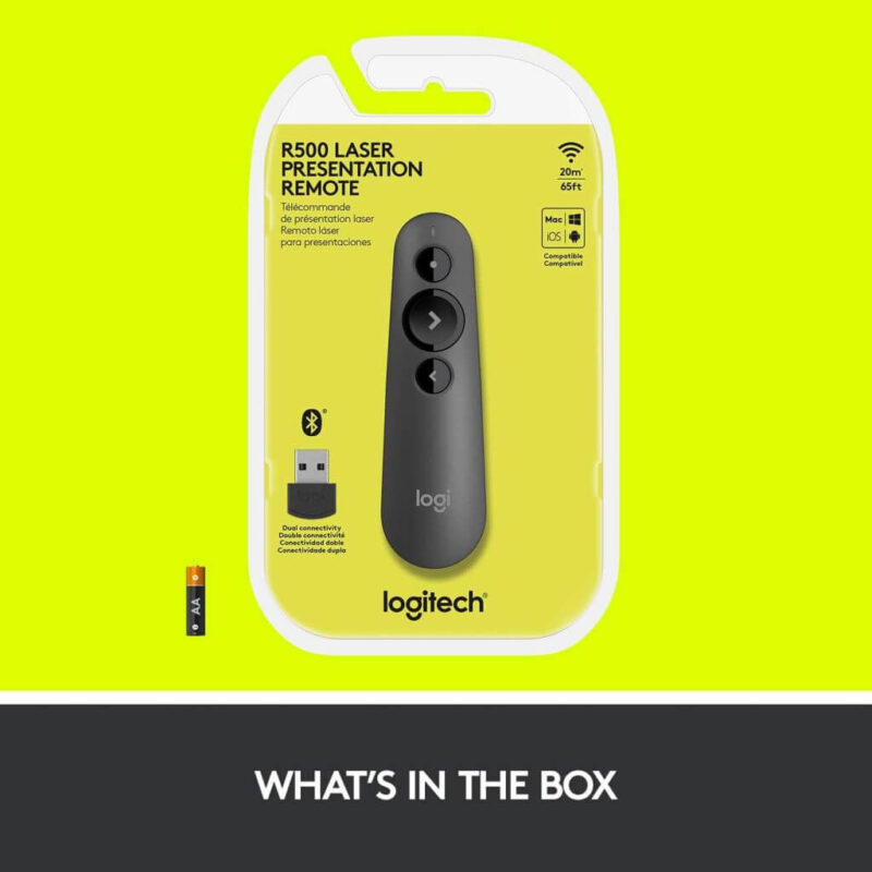 Logitech R500 Laser Presentation Remote | I.T. Megabyte Computers