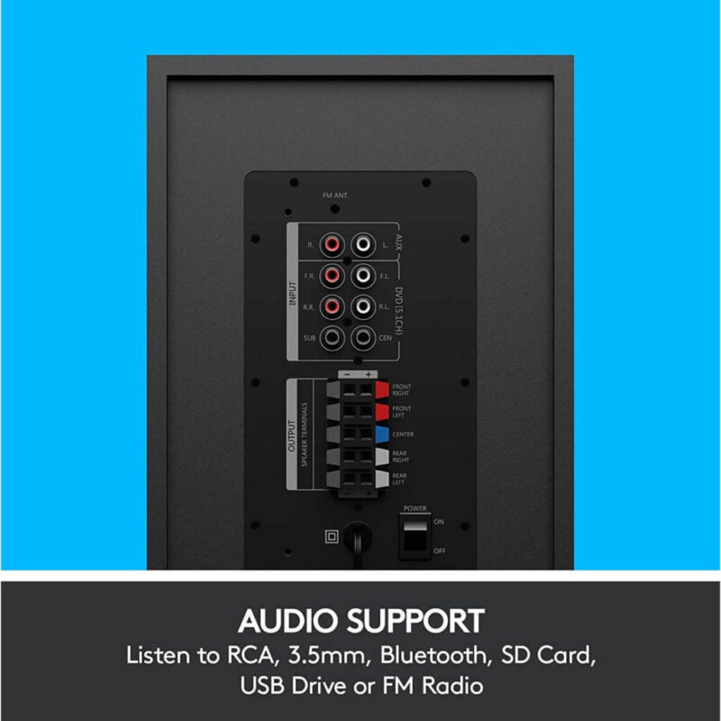 Logitech Z607 160W Wireless Bluetooth 5.1 Surround Speaker System