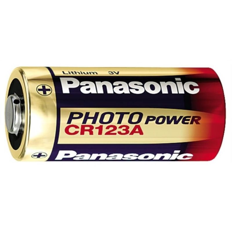 Panasonic CR123A Lithium 3V Photo Power Battery