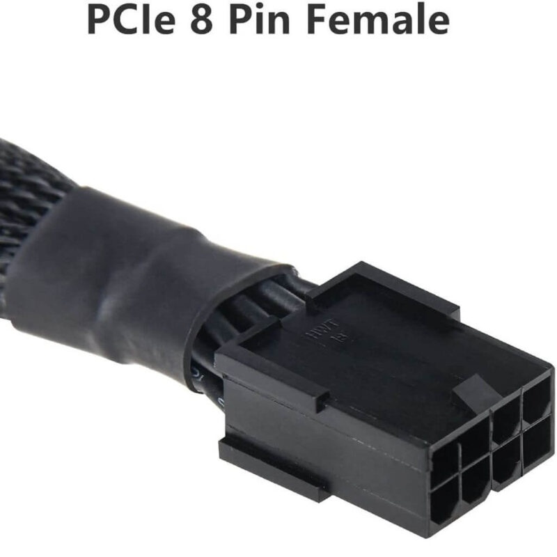 8 Pin PCIe Splitter PCI-e 8 Pin Female to Dual 8 Pin(6+2) Male GPU VGA