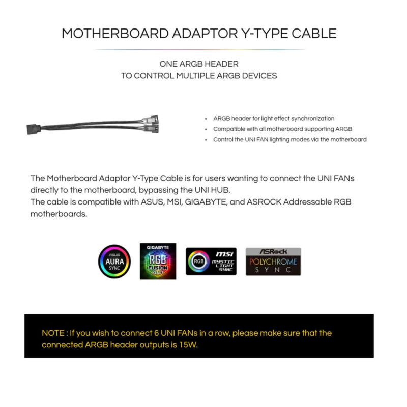 Lian Li ARGB Device Cable Kit | I.T. Megabyte Computers
