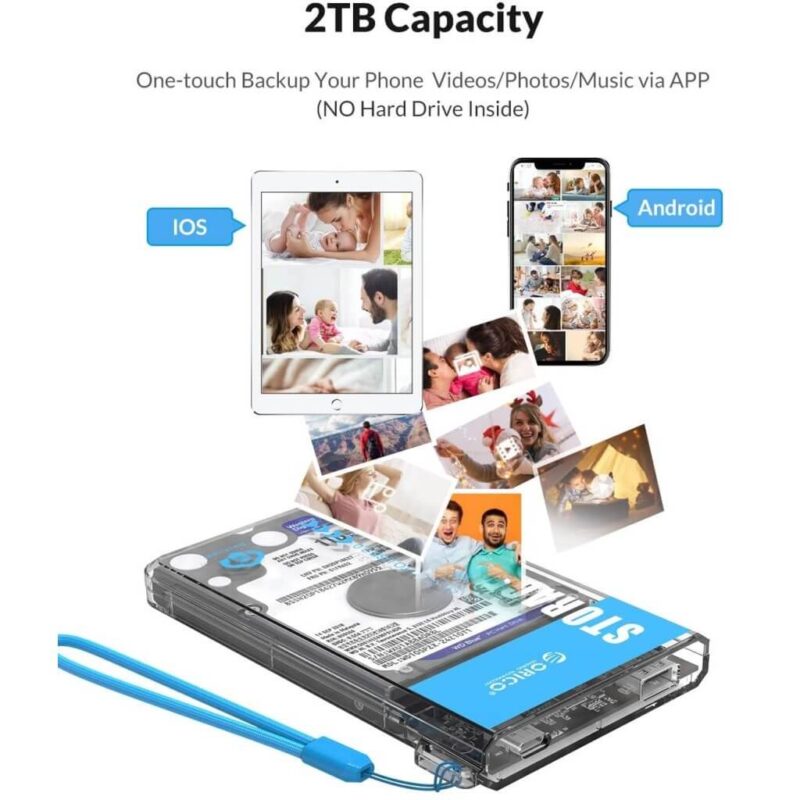 Orico Backuper Easy Your Backup For Phone SATA 3.0 To USB 3.0 Storage ...
