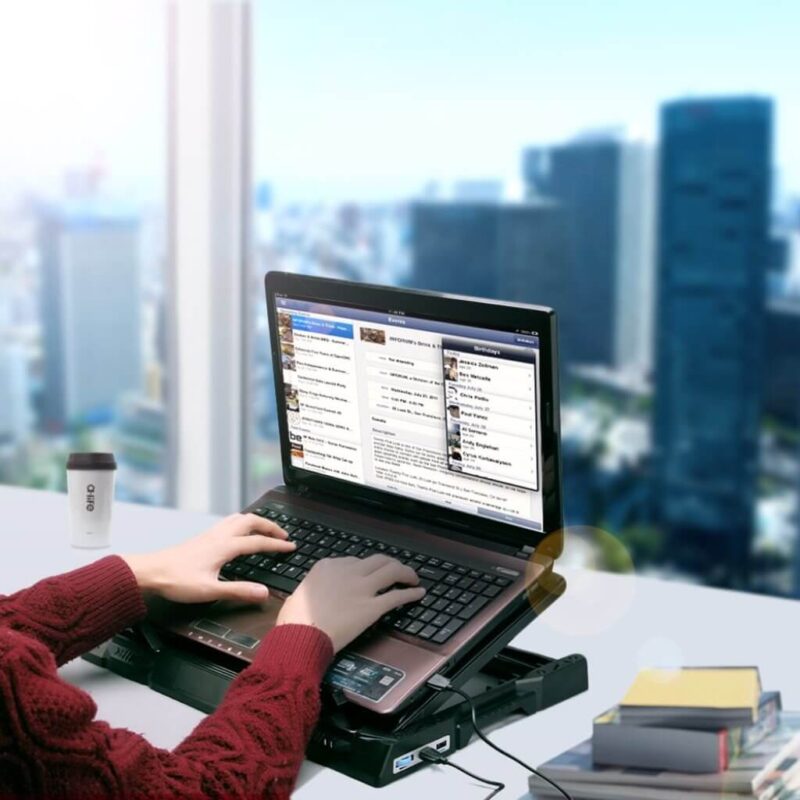 JM MAXPRO Laptop Cooling Pad For Gaming Notebook