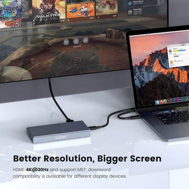 Orico 9-in-1 USB Type-C Multifunctional Docking Station