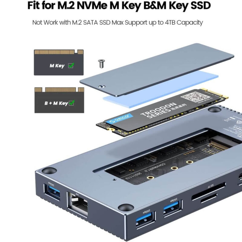 Orico 9-in-1 USB Type-C Multifunctional Docking Station