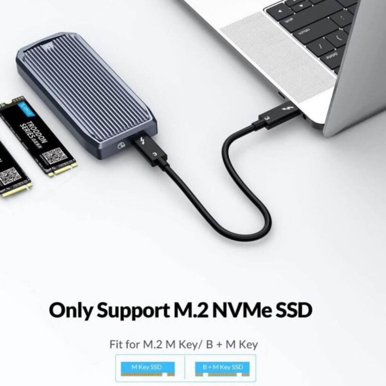 Orico USB4.0 40Gbps NVMe Enclosure For SSD Type-C M2V01