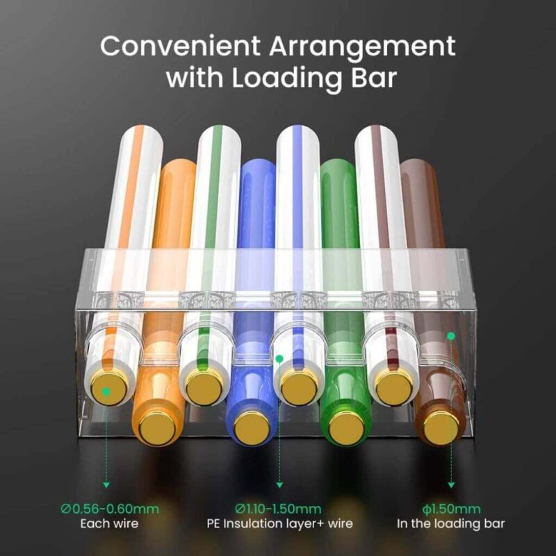 RJ45 Shielded Connector For CAT7 Ethernet Cable