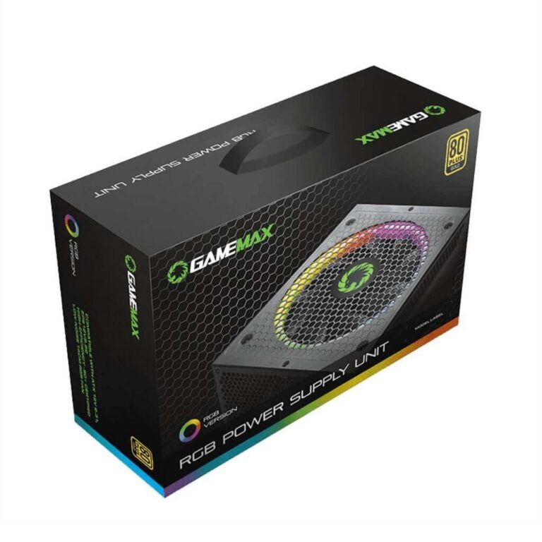 GameMax RGB 550W Gold Gaming Power Supply