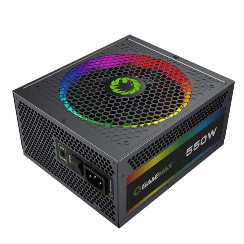 GameMax RGB 550W Gold Gaming Power Supply