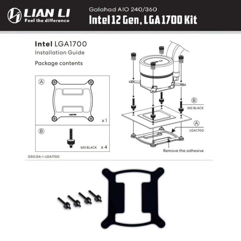 Lian Li Intel 12th Generation LGA 1700 Kit