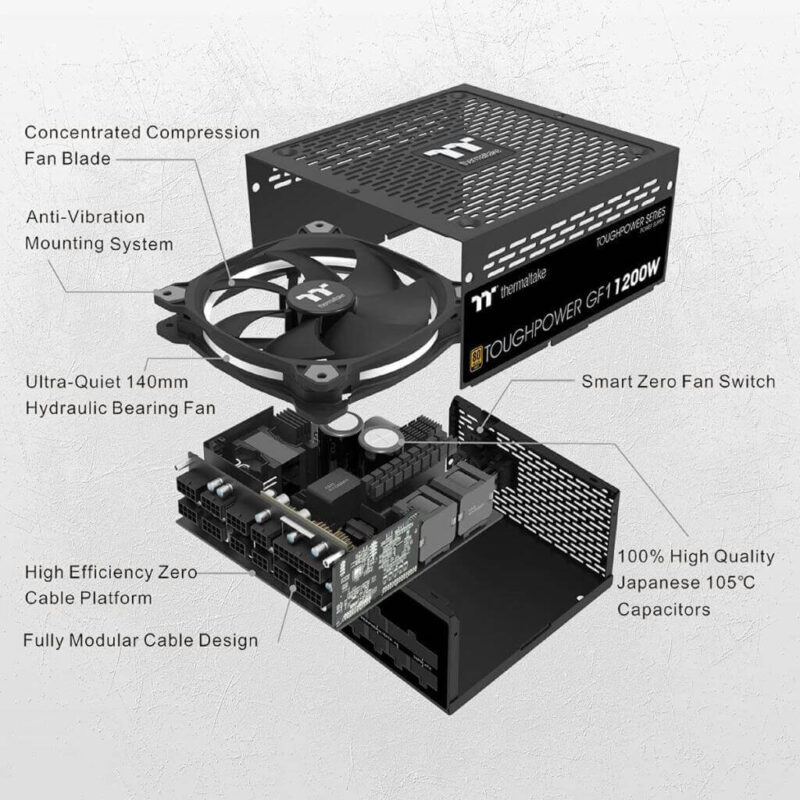 Thermaltake Toughpower GF1 1200W Full Modular Power Supply