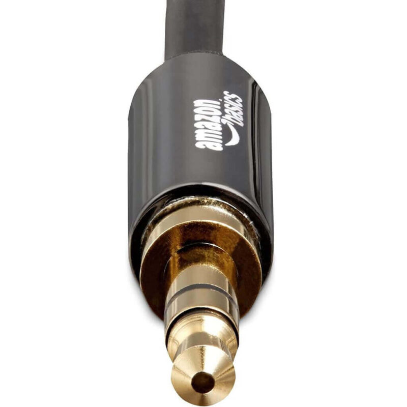 AmazonBasics 3.5mm Male To Male Stereo Audio Aux Cable