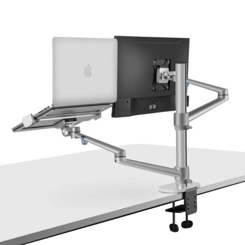 Upergo OLL-3L Aluminum 2 In 1 Monitor Arm, Laptop Stand