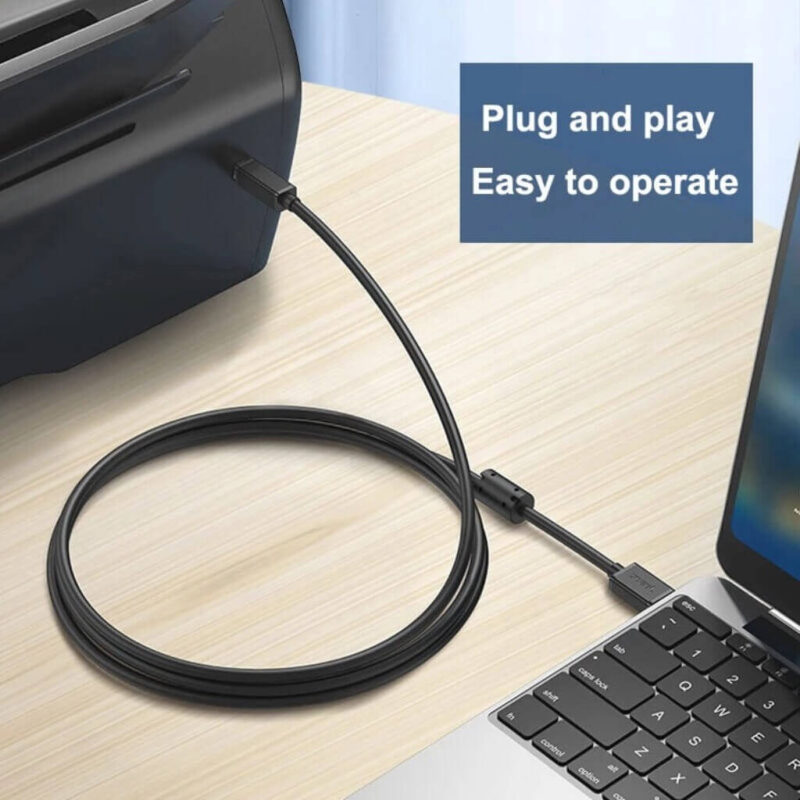 Jasoz USB 2.0 Premium Printer Cable 10 Meters
