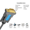 Jasoz USB 2.0 To RS232 Serial Cable Converter