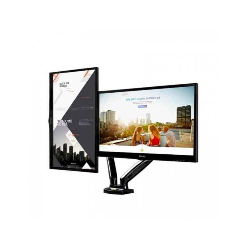 North Bayou F160 Dual Screens Arm 17-27 Inch Mount Desktop