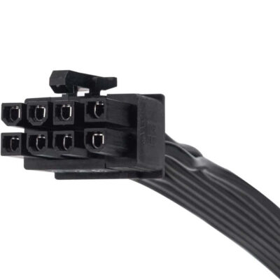 PSU 8 Pin To 6+2 Pin PCI-E Male To Male GPU Power Cable Black