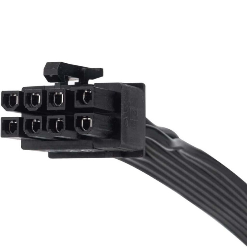 PSU 8 Pin To 6+2 Pin PCI-E Male To Male GPU Power Cable Black