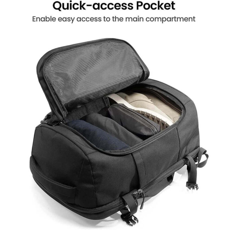 tomtoc Travel Backpack 40L For 17.3 Inch Laptop TSA Friendly