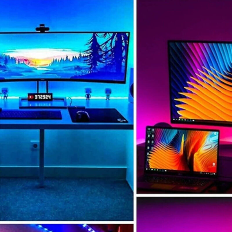 LED Mood Lights Strip Lights RGB Decoration 5 Meters