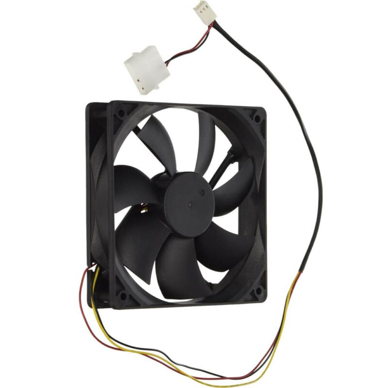 Computer Case Fan 80mm 3X3-Inch With 3-Pin Connector Black | I.T ...