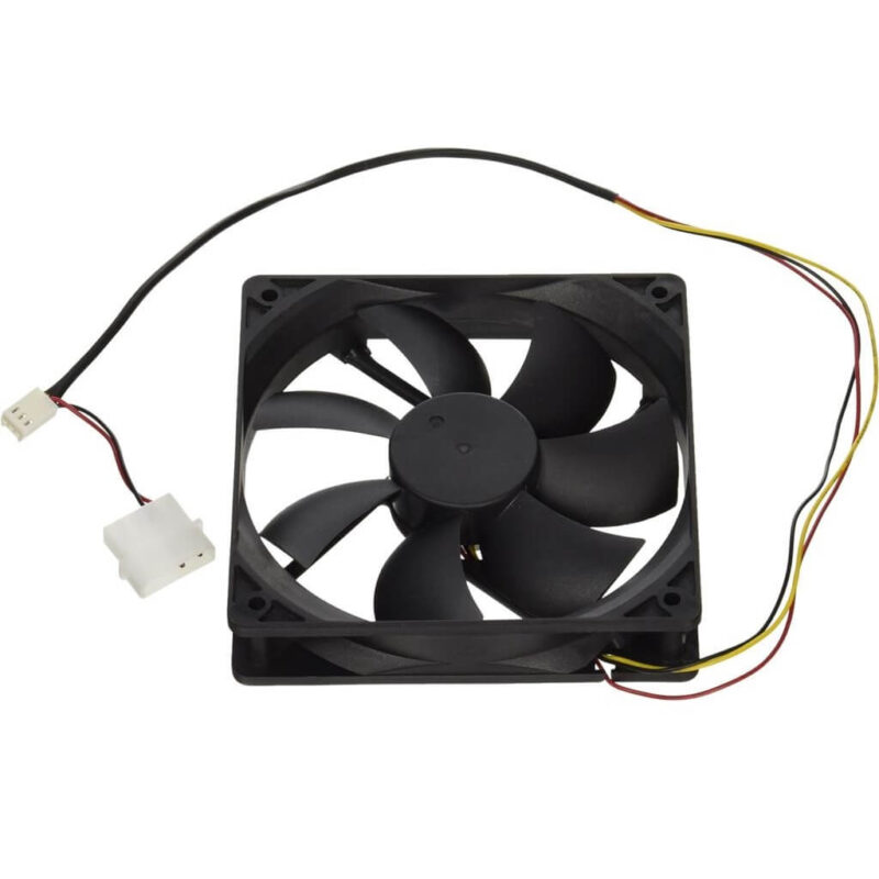 Computer Case Fan 80mm 3X3-Inch With 3-Pin Connector Black | I.T ...