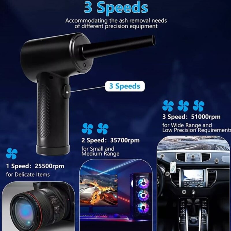 Wireless USB Cordless Cleaning Air Duster For Cleaning PC Case