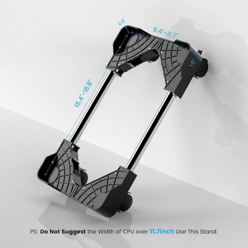Orico Adjustable Computer Tower Stand Mobile CPU Holder