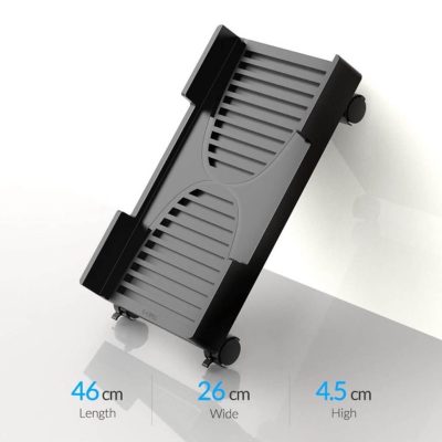 Orico Computer Tower Stand Mobile CPU Holder With Wheels