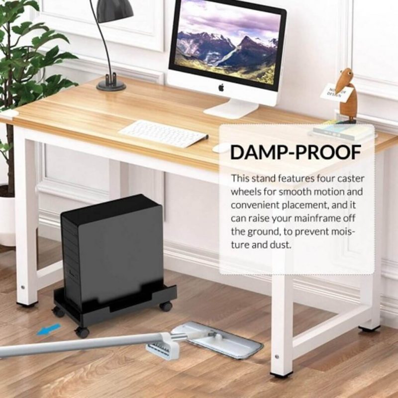 Orico Computer Tower Stand Mobile CPU Holder With Wheels