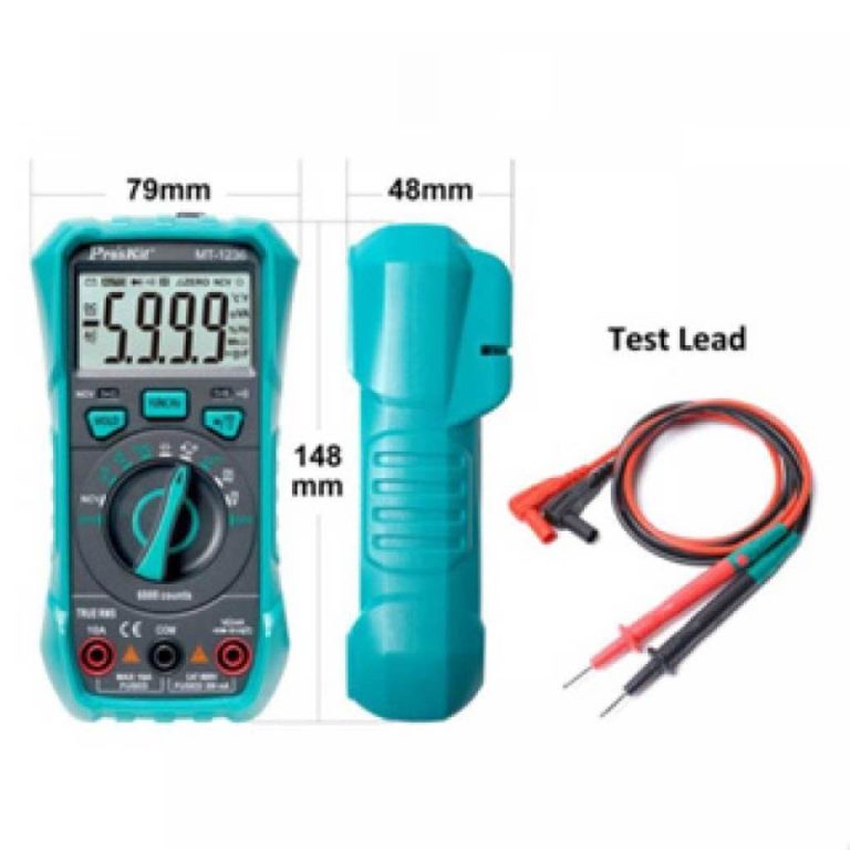 Pro'sKit MT-1236 3 5/6 True RMS Digital Multimeter | I.T. Megabyte ...